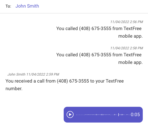 How to send and receive audio messages – TextFree Support